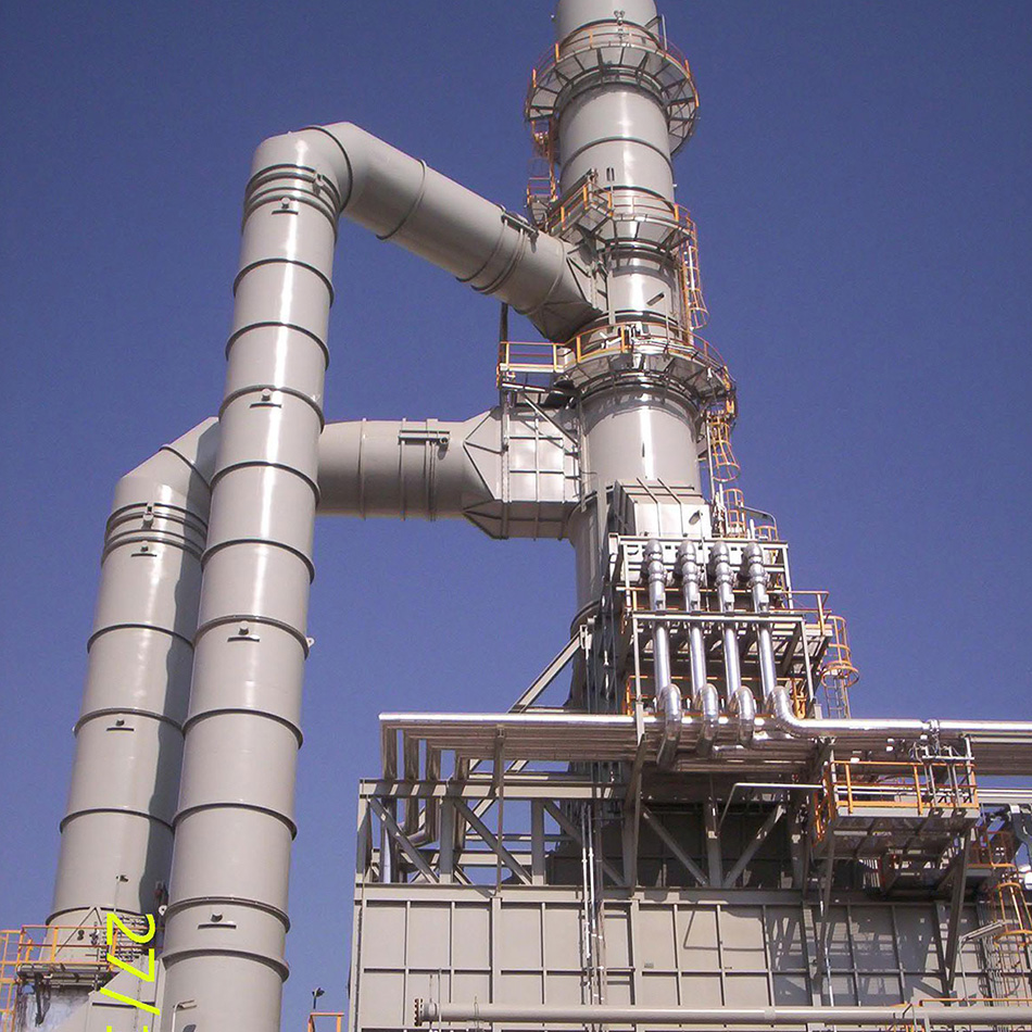 Industrial Coating-Steel Duct and Flue Stack For Cement Plant-1 ...